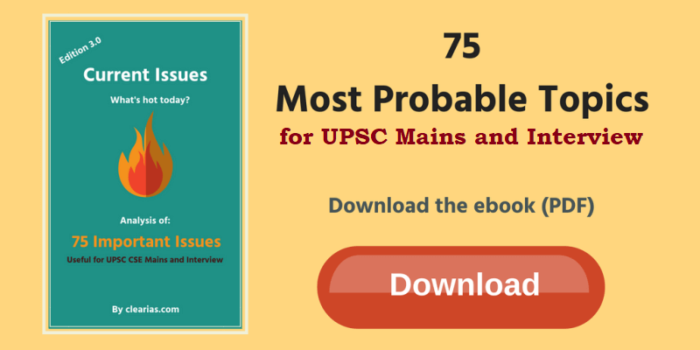 75 Most Important Topics for UPSC Mains and Interview - Download ...