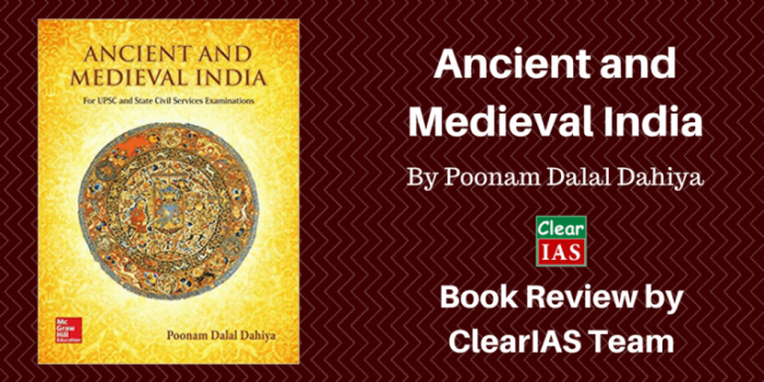 'Ancient and Medieval India' by Poonam Dalal Dahiya - Book Review ...