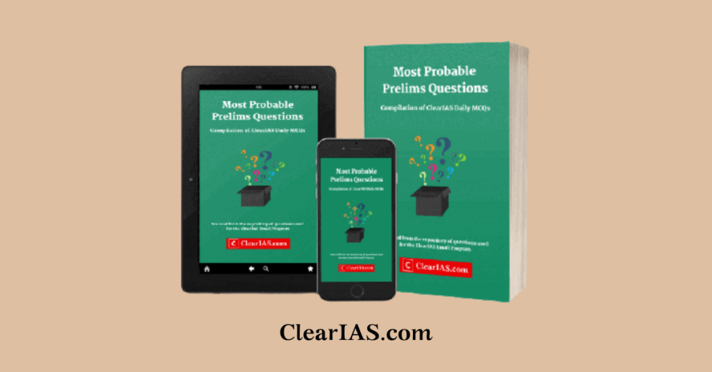 1000+ Most Probable Prelims Questions: Daily MCQs now available as PDF ...