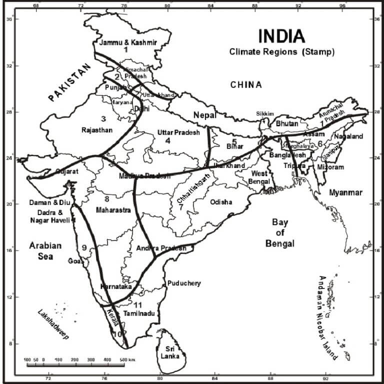 Classification of Climatic Regions of India - ClearIAS