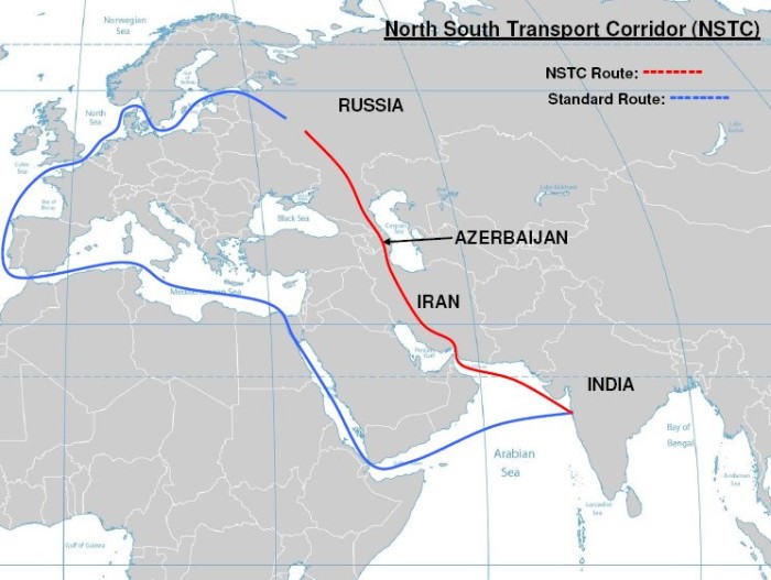 International North–South Transport Corridor (INSTC) - xaam.in