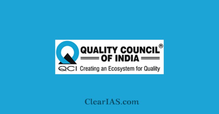 Quality Council of India (QCI) - ClearIAS