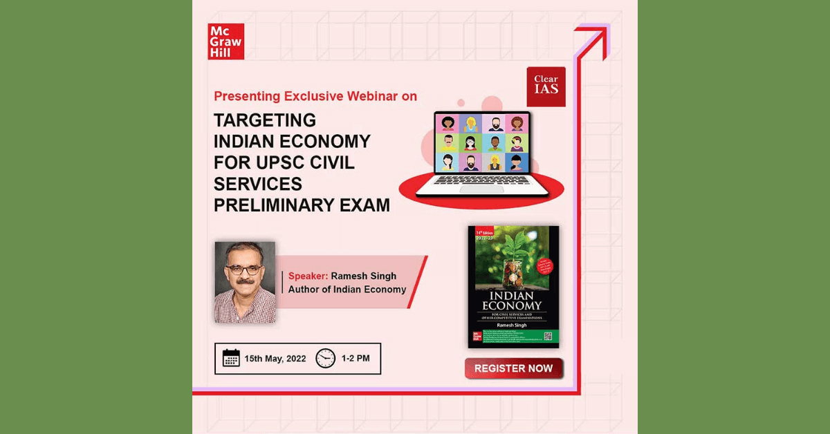 Ramesh Singh: How to Prepare Indian Economy for UPSC (Webinar) - ClearIAS
