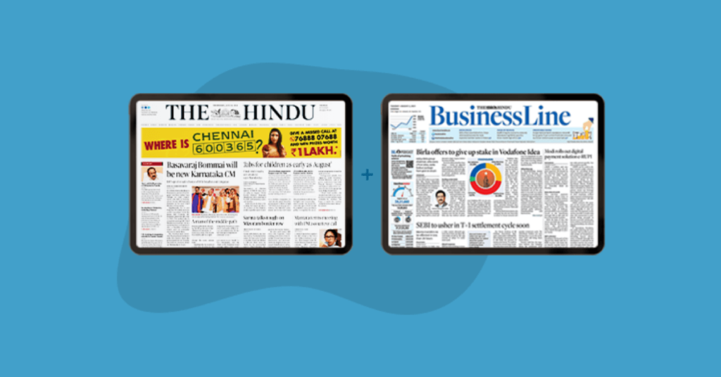 Business Line: Get 40% Discount on The Hindu BL ePaper - ClearIAS