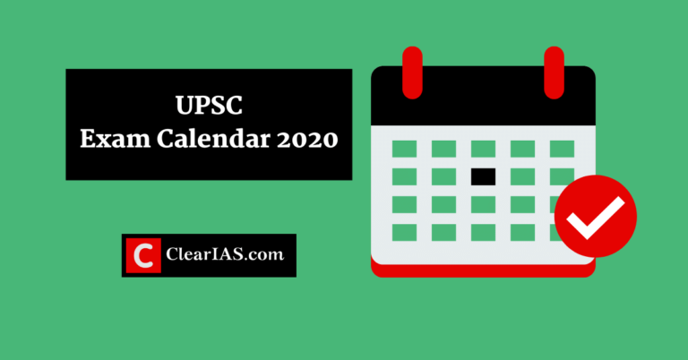 UPSC Exam Calendar 2020 (New) – Dates of Examinations - ClearIAS UPSC Exam Calendar 2020 (New) – Dates of Examinations - ClearIAS