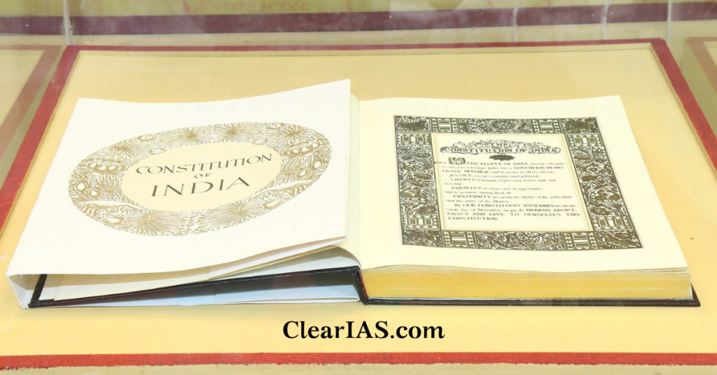 Indian Constitution Parts vs Corresponding Articles - ClearIAS