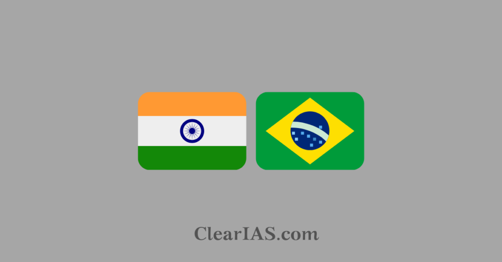 India-Brazil Relations - ClearIAS