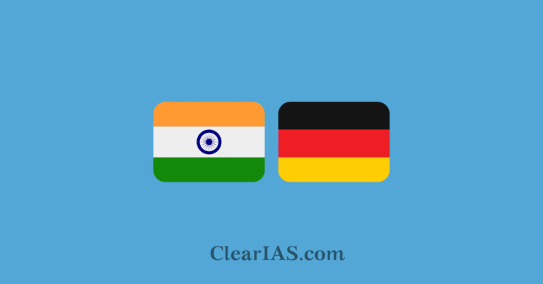 India-Germany Relations - ClearIAS
