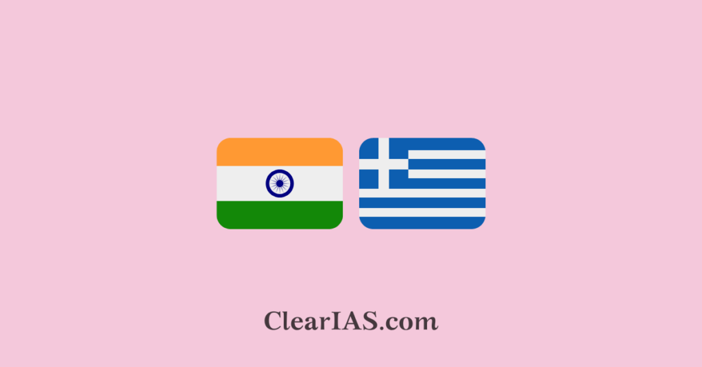 India-Greece Relations - ClearIAS