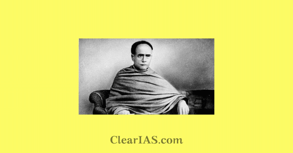 Ishwar Chandra Vidyasagar - ClearIAS