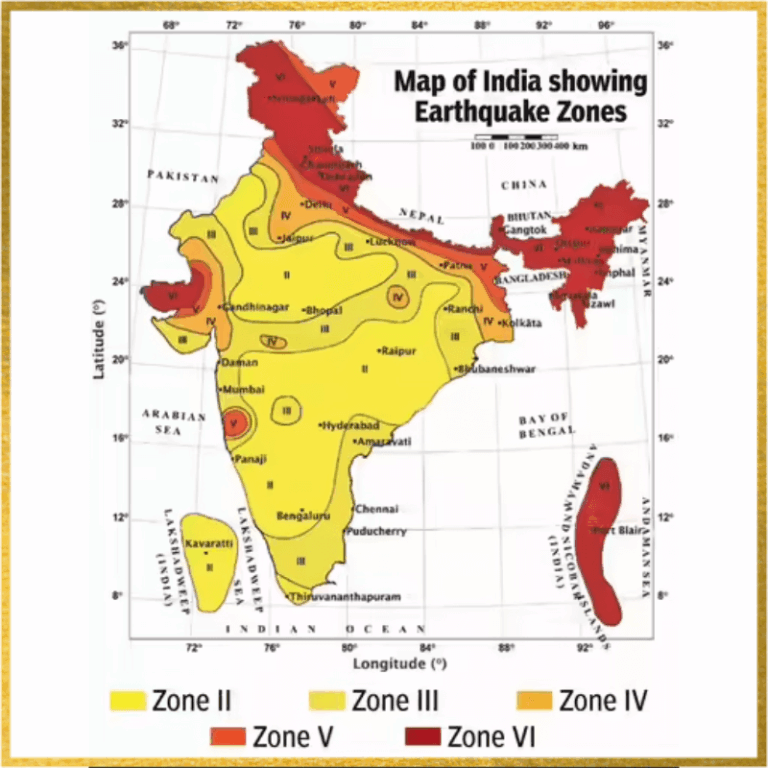 New Seismic Zonation Map of India | ClearIAS