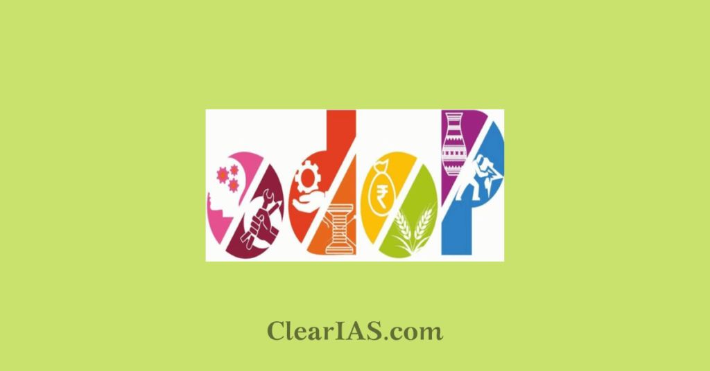 One District One Product (ODOP) - ClearIAS
