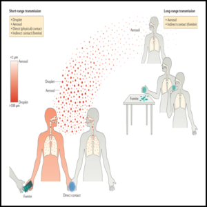 Infectious Respiratory Particles: WHO terms Pathogens that transmit ...
