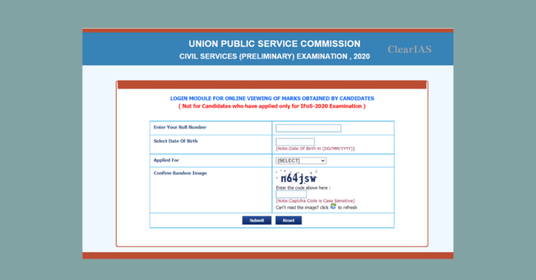 UPSC Marksheet 2020: CSE Prelims, Mains, and Interview Marks Released ...