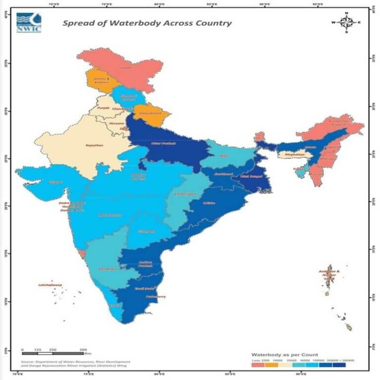 Census of Water Bodies in India - ClearIAS