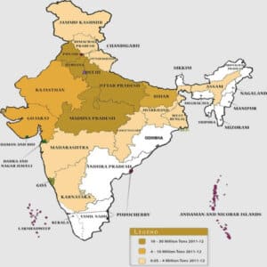 Major Crops and Cropping Patterns in Various Parts of the Country ...